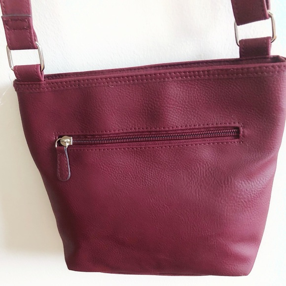 Bags | Maroon Crossbody Purse | Poshmark